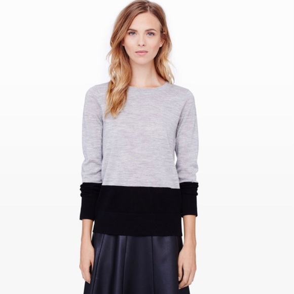 Club Monaco | Sweaters | Club Monaco Mackenzie Colorblock Wool Sweater ...